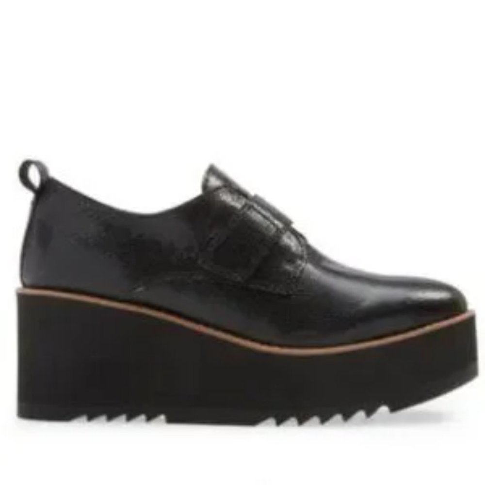 Eileen Fisher Zola Wedge Oxford Shoes Size 7 - Gem